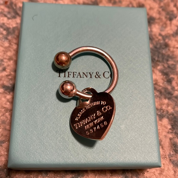 Tiffany & Co. | Jewelry | Tiffany Co Keyring With Serial Number | Poshmark